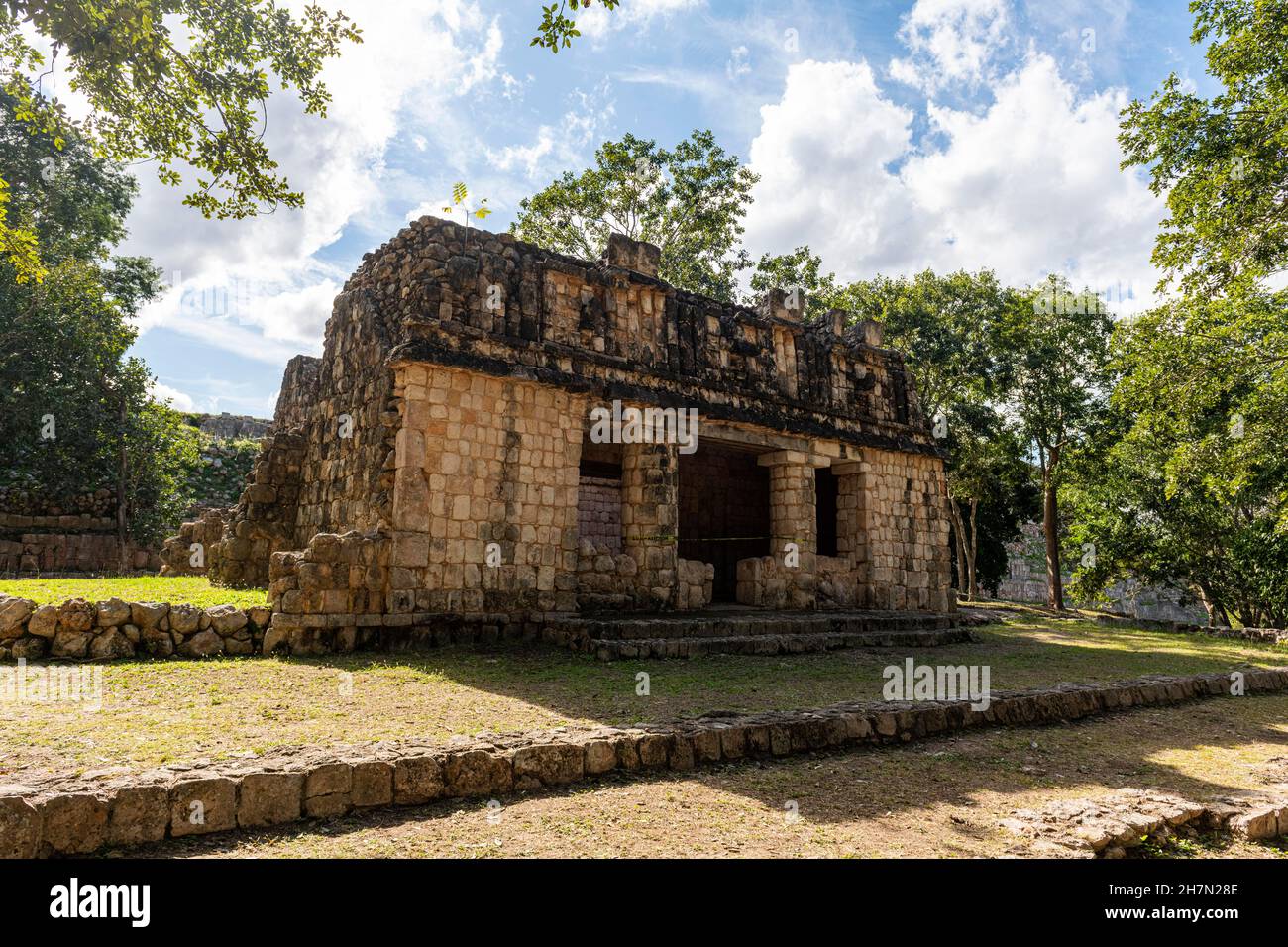 Unesco world heritage site, the Maya ruins of Uxmal, Yucatan, Mexico ...
