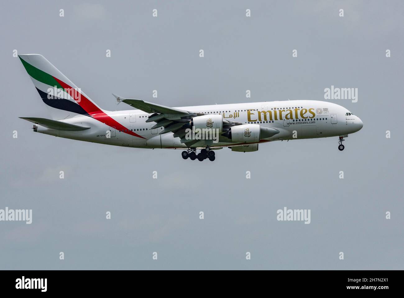 Aircraft Emirates Airbus A380 Stock Photo - Alamy