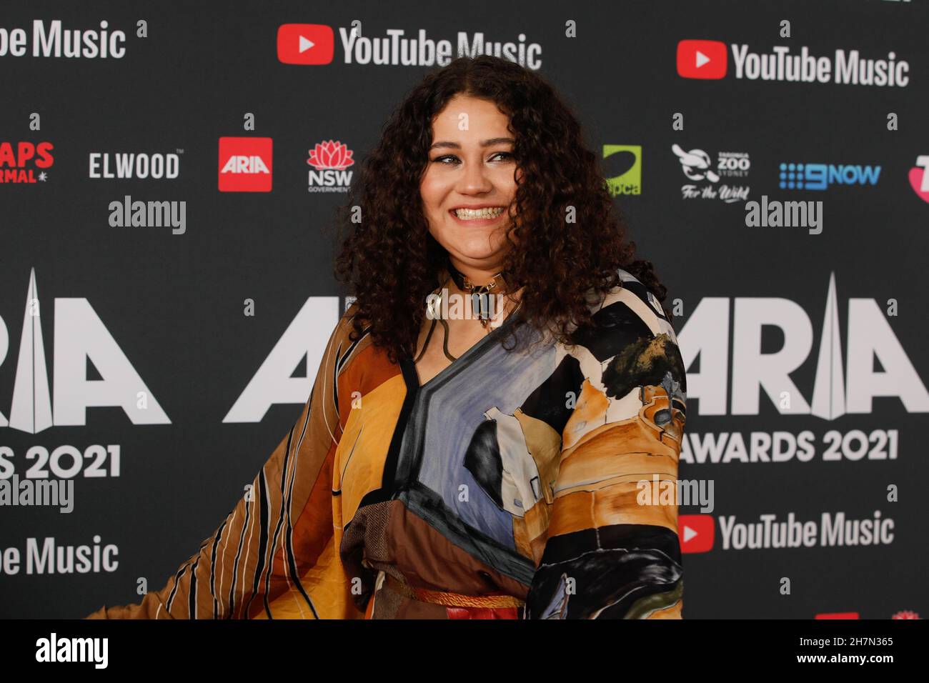 Sydney, Australia, 24 November, 2021. Odette arrives at the 2021 ARIA ...