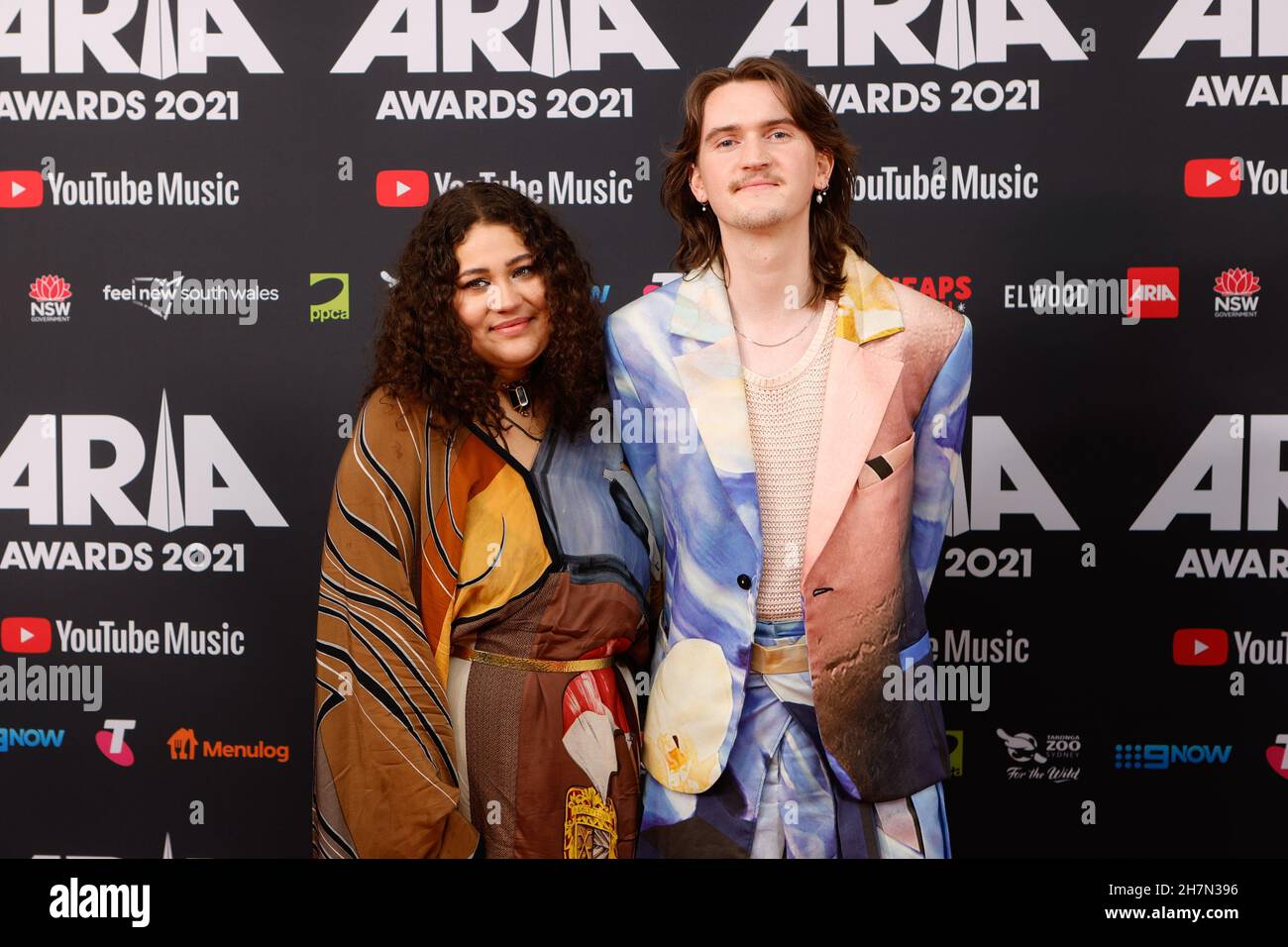 Sydney, Australia, 24 November, 2021. Odette arrives at the 2021 ARIA ...