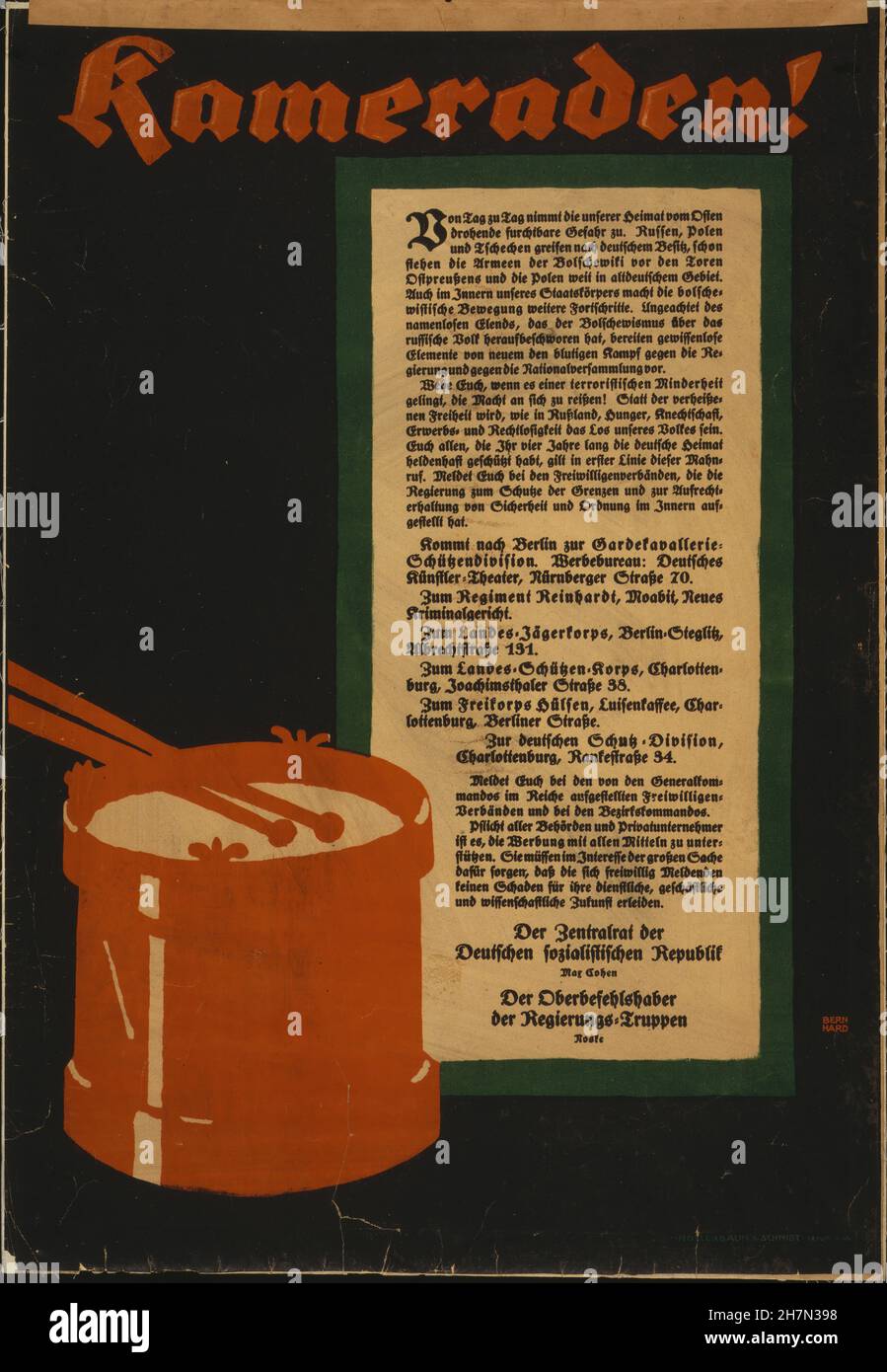 German World War One Propaganda - 1919 - 06 Stock Photo - Alamy