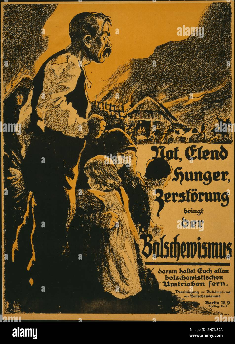 German World War One Propaganda - 1919 - 04 Stock Photo - Alamy