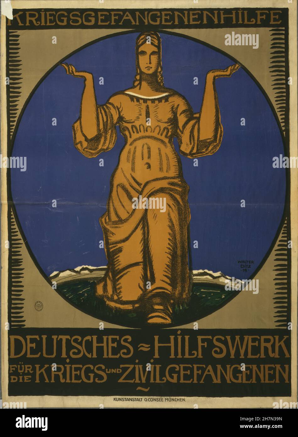 German World War One Propaganda - 1919 - 13 Stock Photo - Alamy