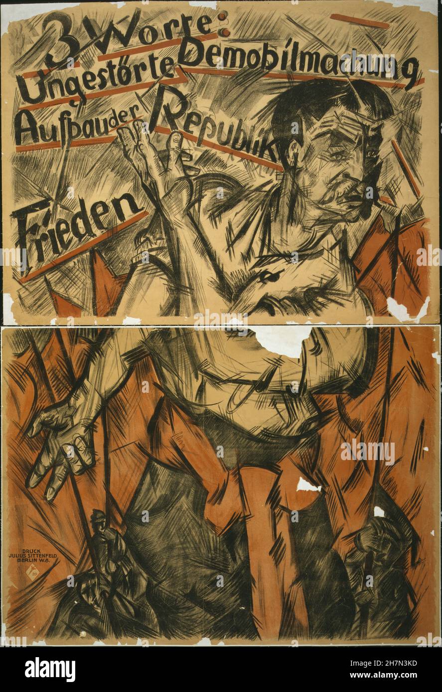 German World War One Propaganda - 1919 - 43 Stock Photo - Alamy