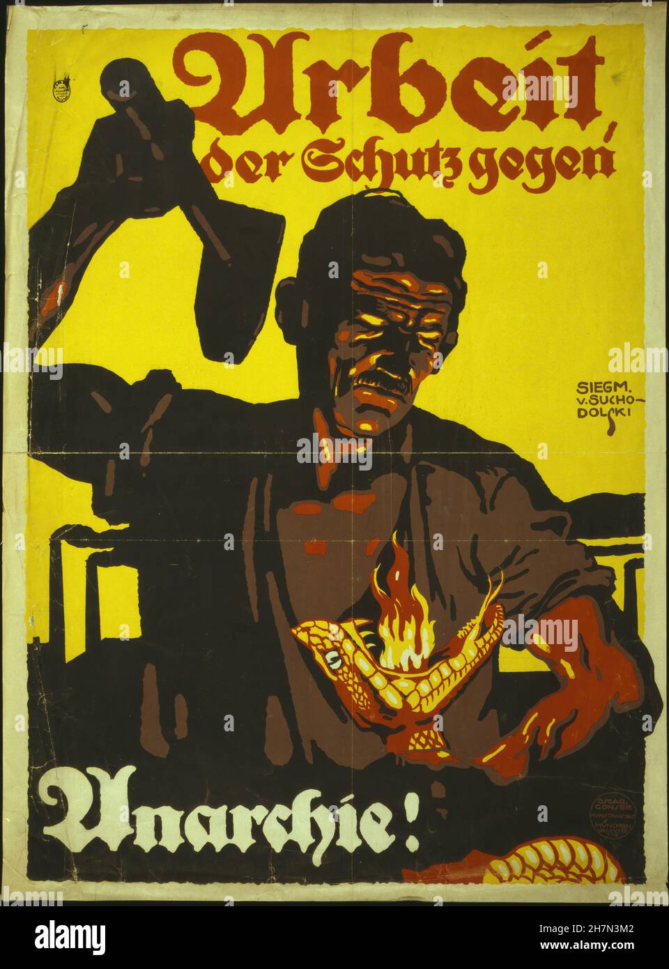 German World War One Propaganda - 1919 - 42 Stock Photo - Alamy