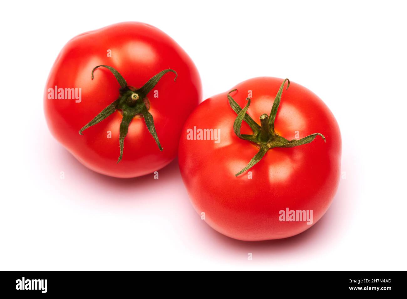 Beautiful fresh red tomato vegetable isolated on white background Stock ...