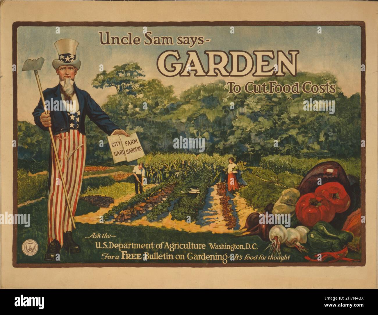 Rationing Poster - U.S World War One Propaganda - 138 Stock Photo - Alamy