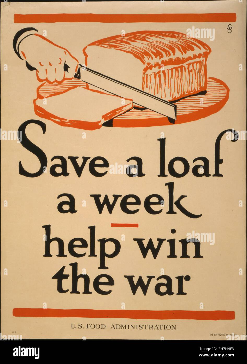 Rationing Poster - U.S World War One Propaganda - 321 Stock Photo - Alamy