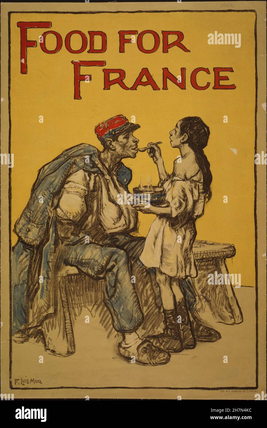 Rationing Poster - U.S World War One Propaganda - 343 Stock Photo - Alamy