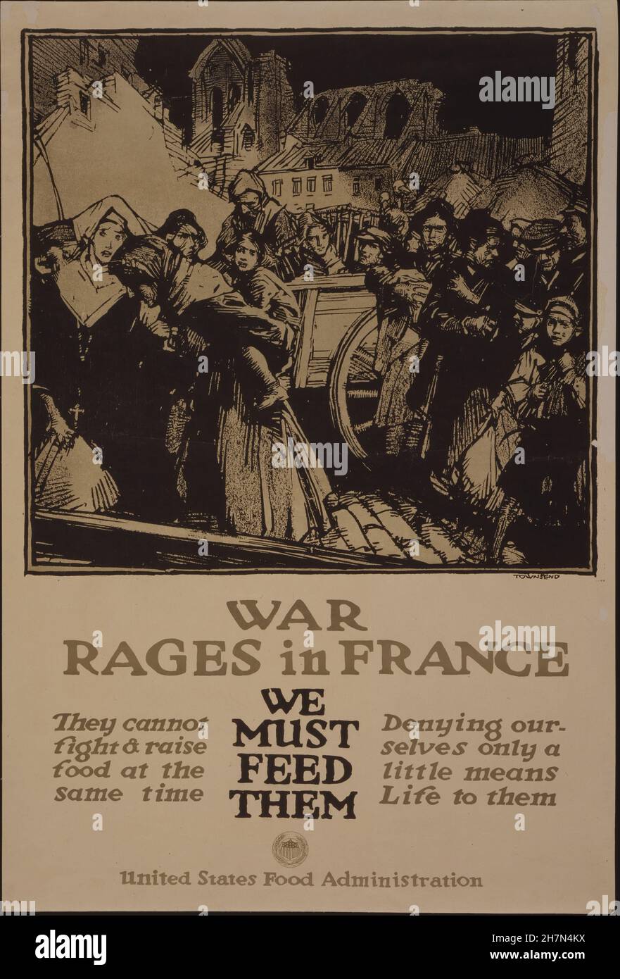Rationing Poster - U.S World War One Propaganda - 366 Stock Photo - Alamy