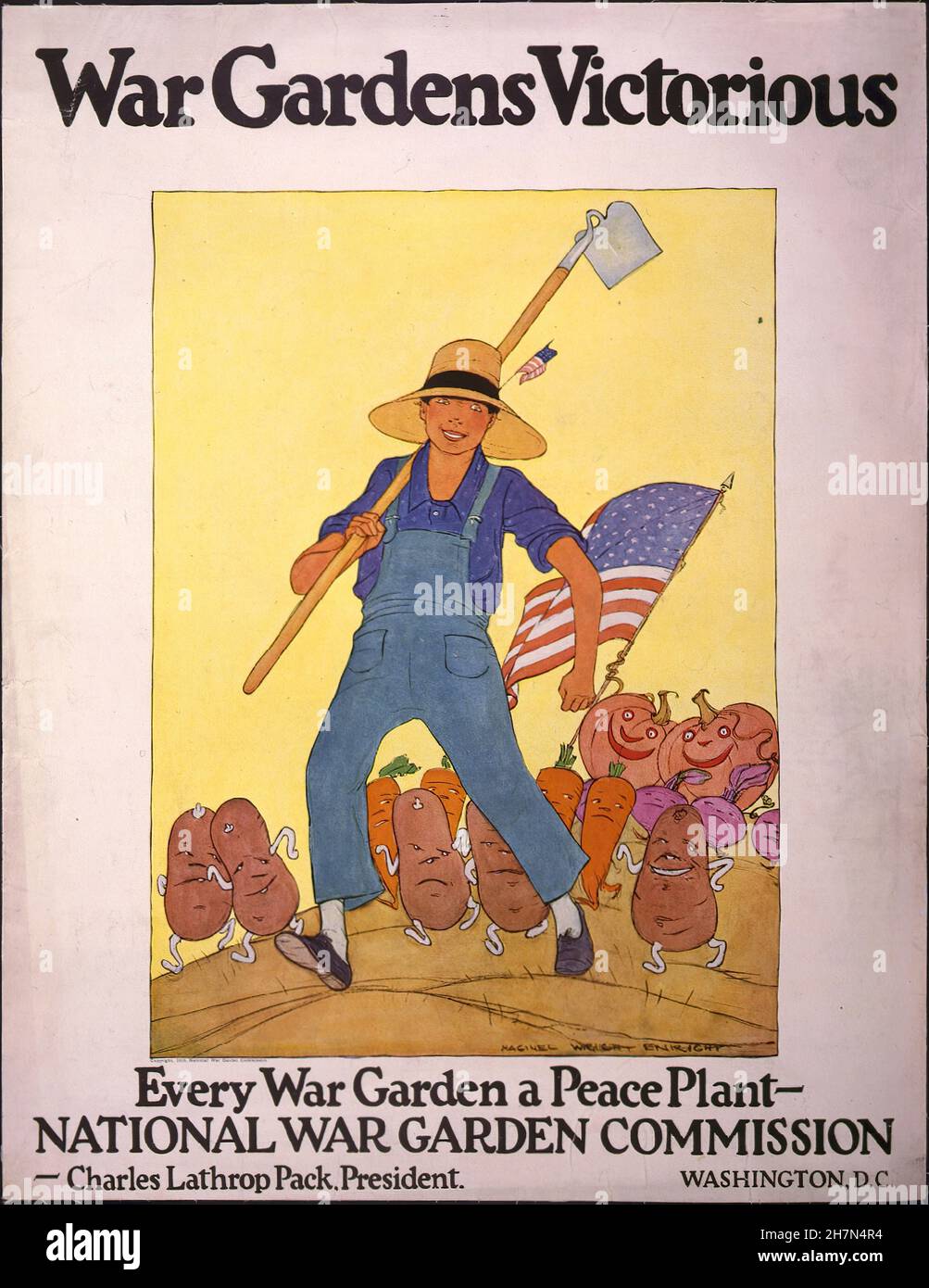 Rationing Poster - U.S World War One Propaganda - 1919 - 07 Stock Photo ...