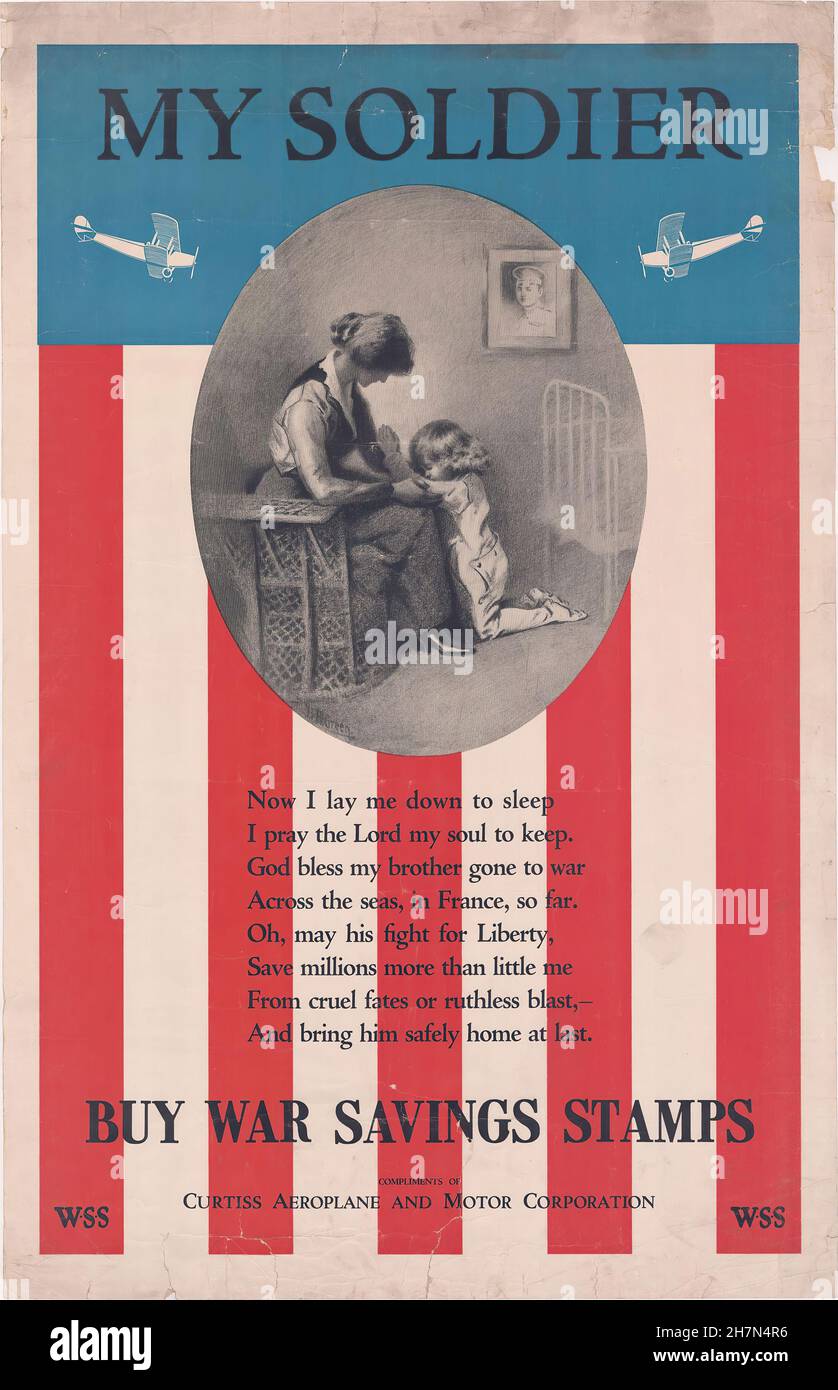 Rationing Poster - U.S World War One Propaganda - 1914-117 Stock Photo ...