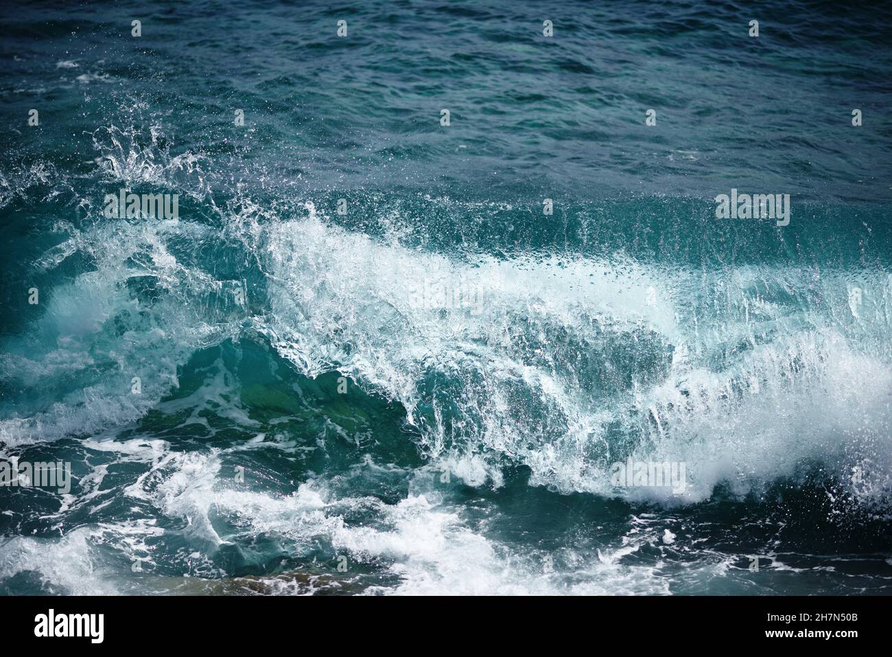 Breaking ocean wave, Madeira, Portugal Stock Photo - Alamy