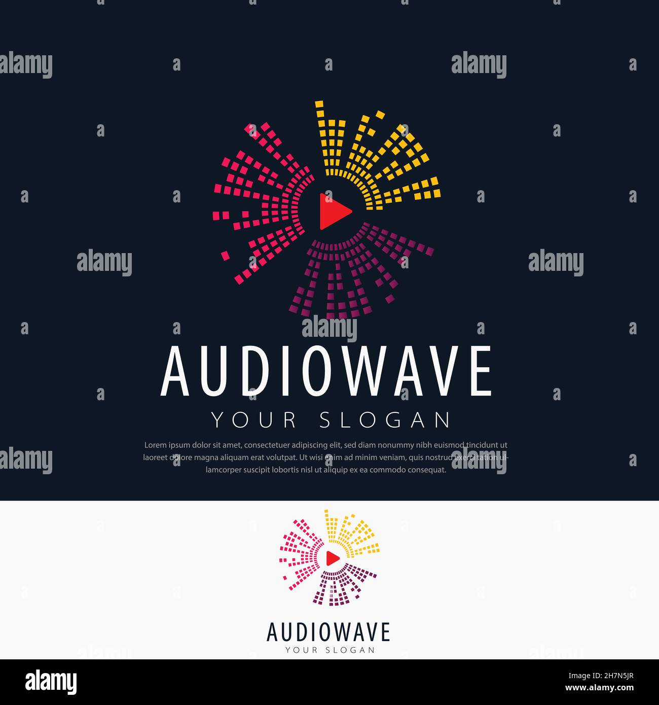 Music sound wave symbol icon design equalizer play icon music flare ...