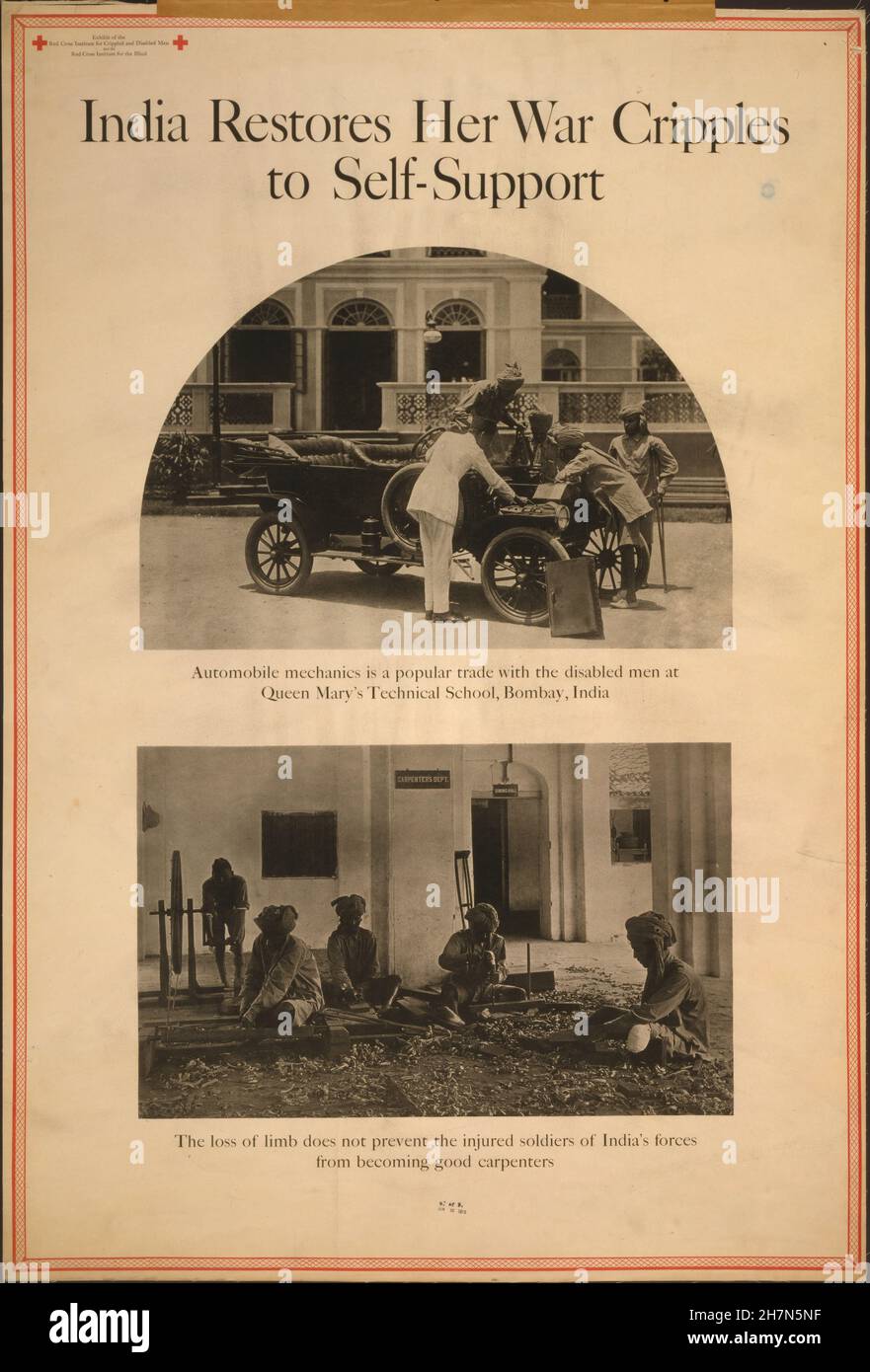 Red Cross Poster - World War One Propaganda - 1919 - 01 Stock Photo - Alamy