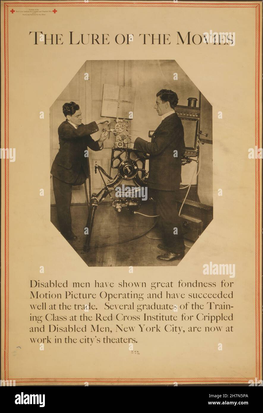 Red Cross Poster - World War One Propaganda - 1919 - 07 Stock Photo - Alamy