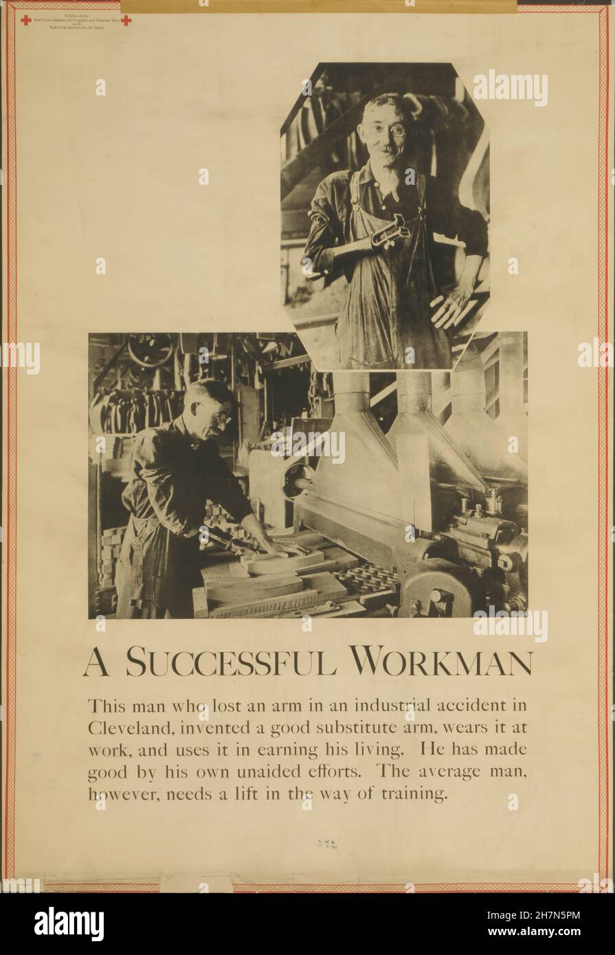 Red Cross Poster - World War One Propaganda - 1919 - 13 Stock Photo - Alamy