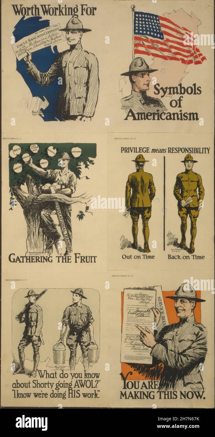 U.S World War One Propaganda - 81 Stock Photo - Alamy