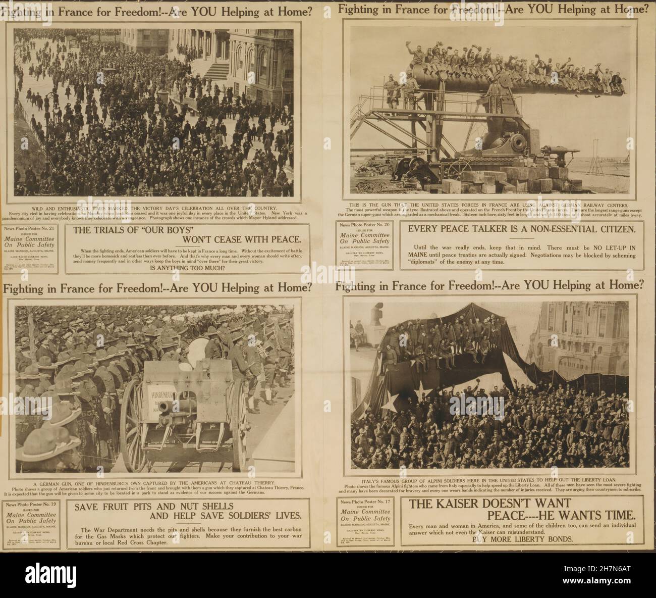 U.S World War One Propaganda - 88 Stock Photo - Alamy