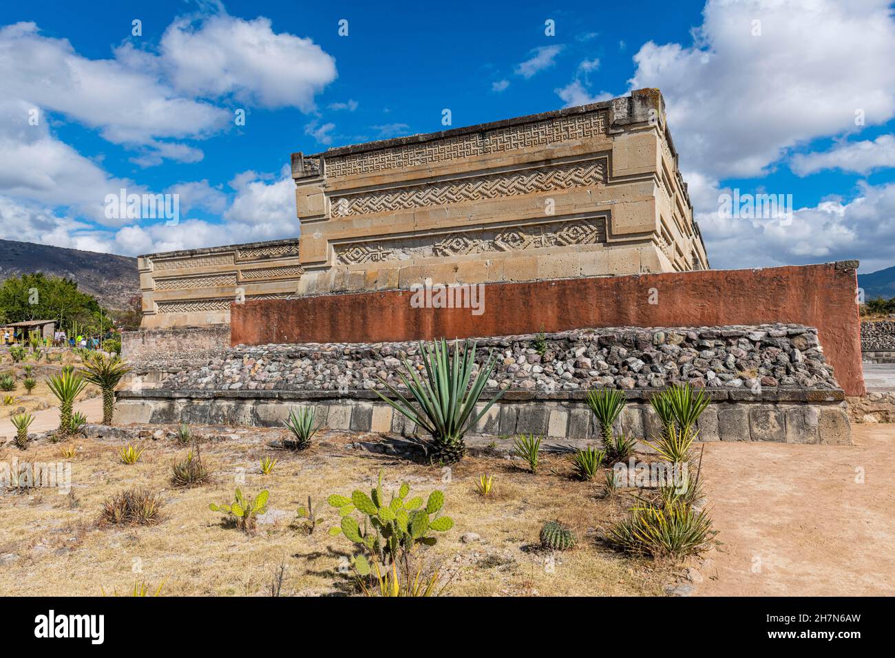 Mitla archeological site from the Zapotec culture, San Pablo Villa de ...
