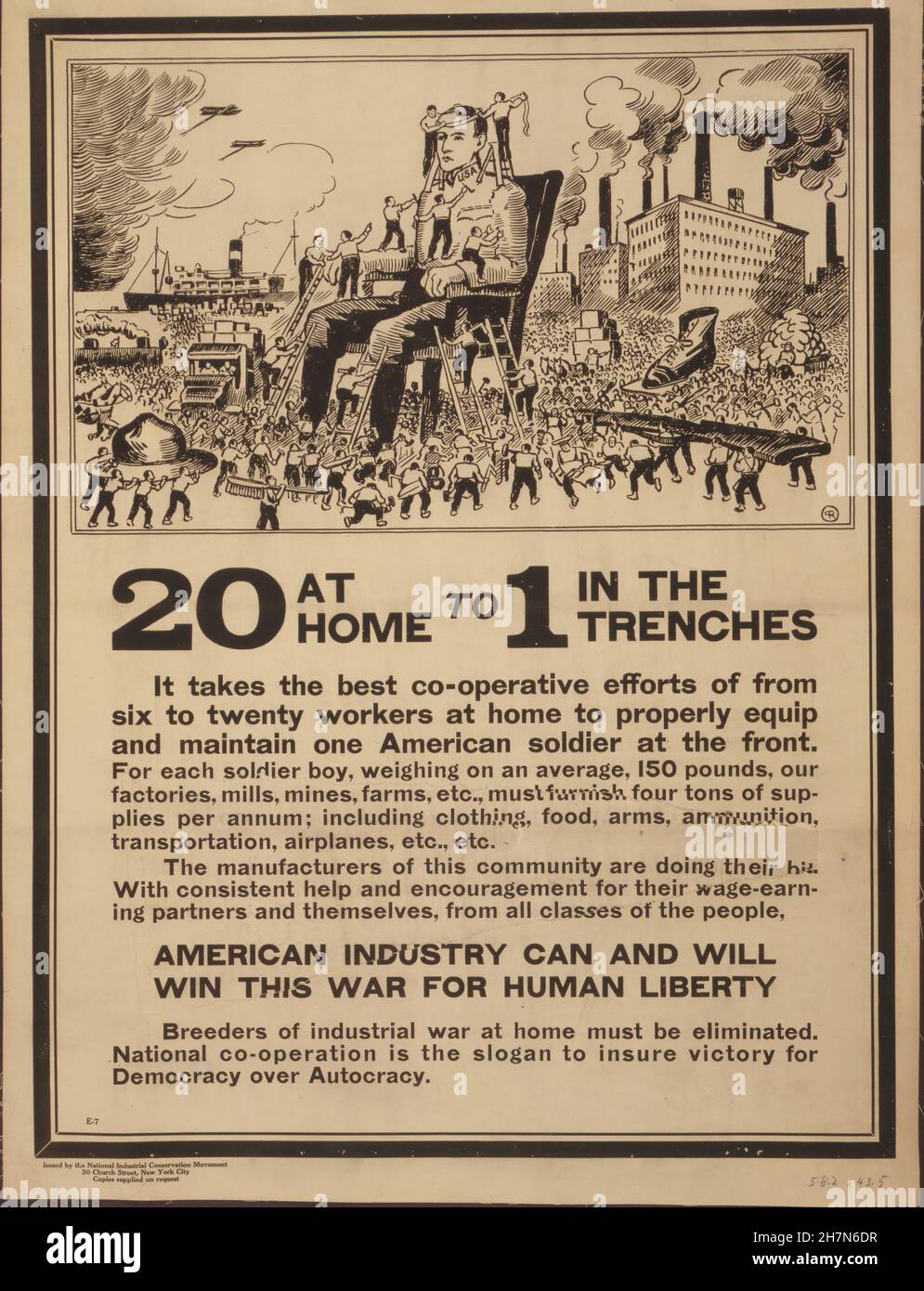 U.S World War One Propaganda - 95 Stock Photo - Alamy