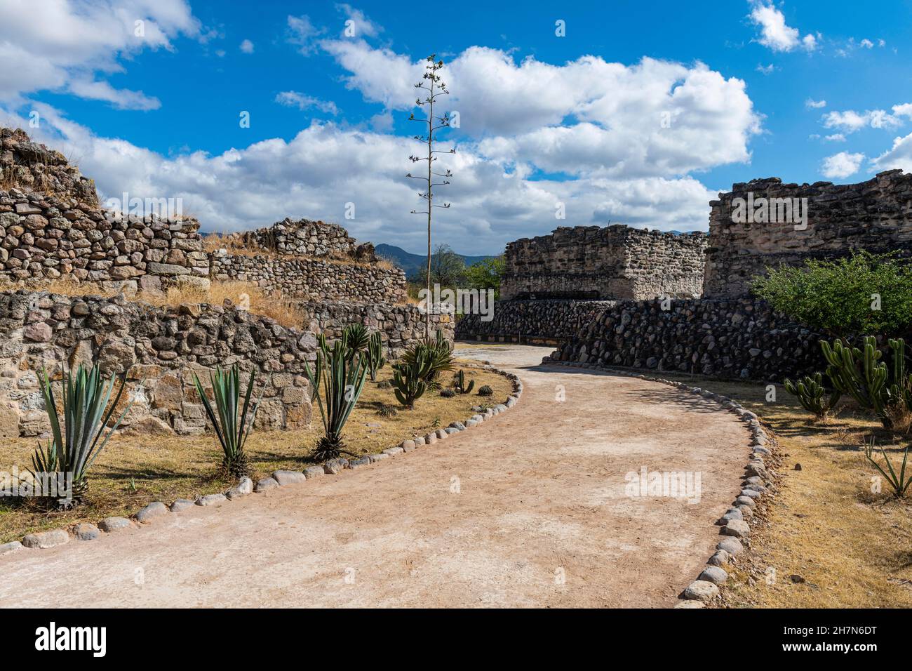 Mitla archeological site from the Zapotec culture, San Pablo Villa de ...