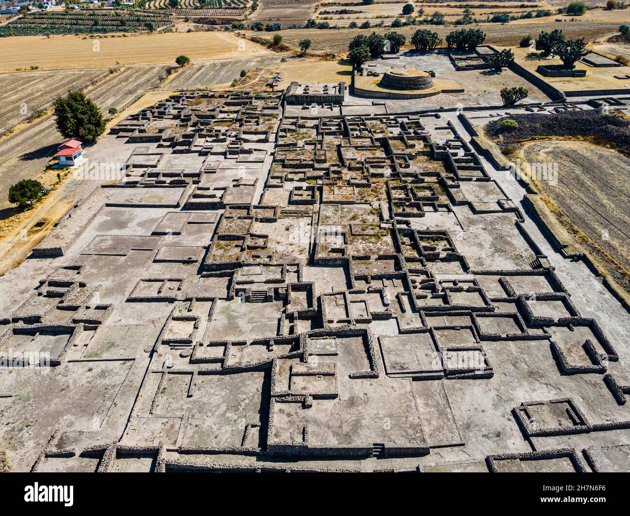 Aerial mesoamerican archaeological site hi-res stock photography and ...