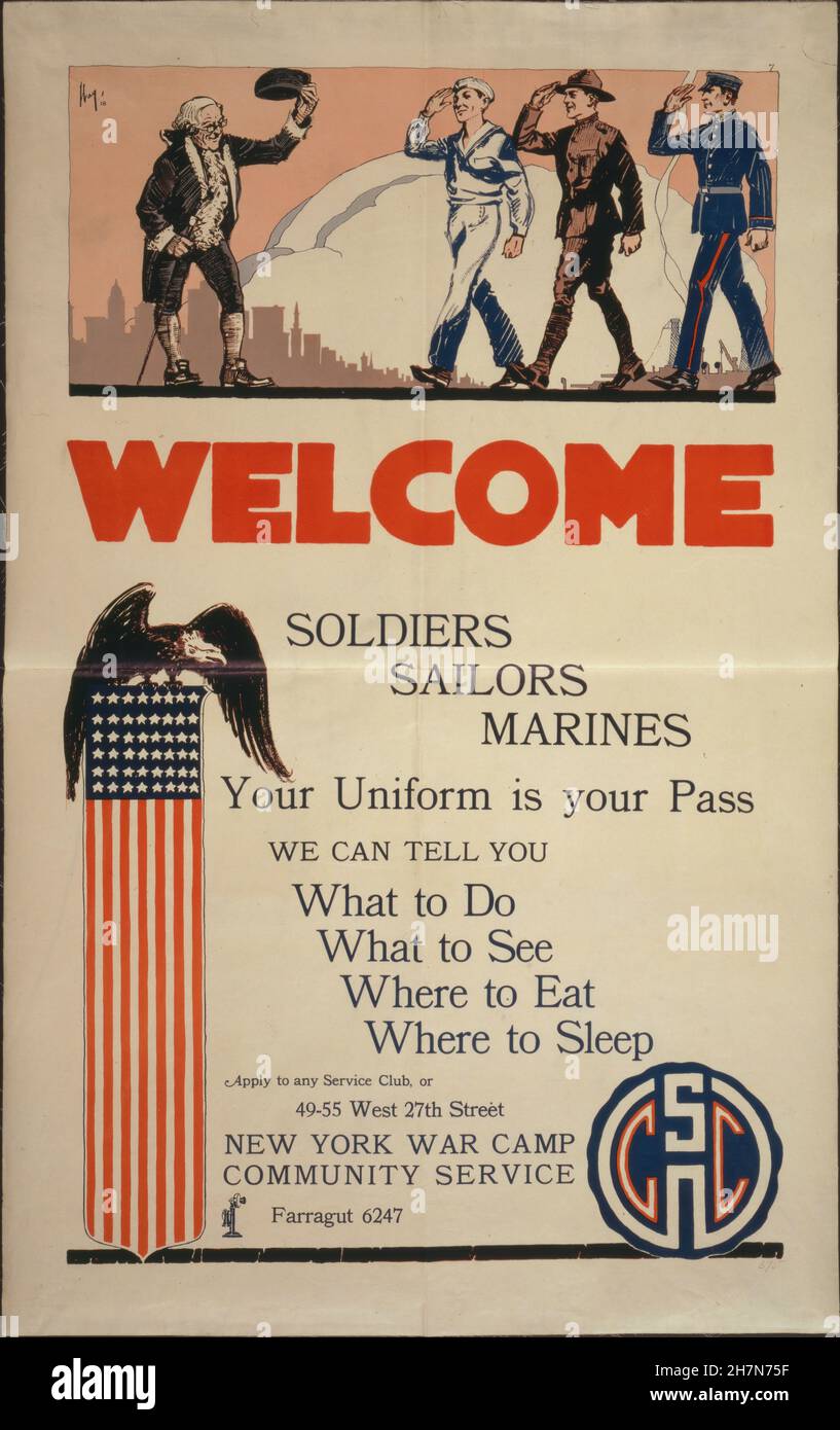 U.S World War One Propaganda - 226 Stock Photo - Alamy