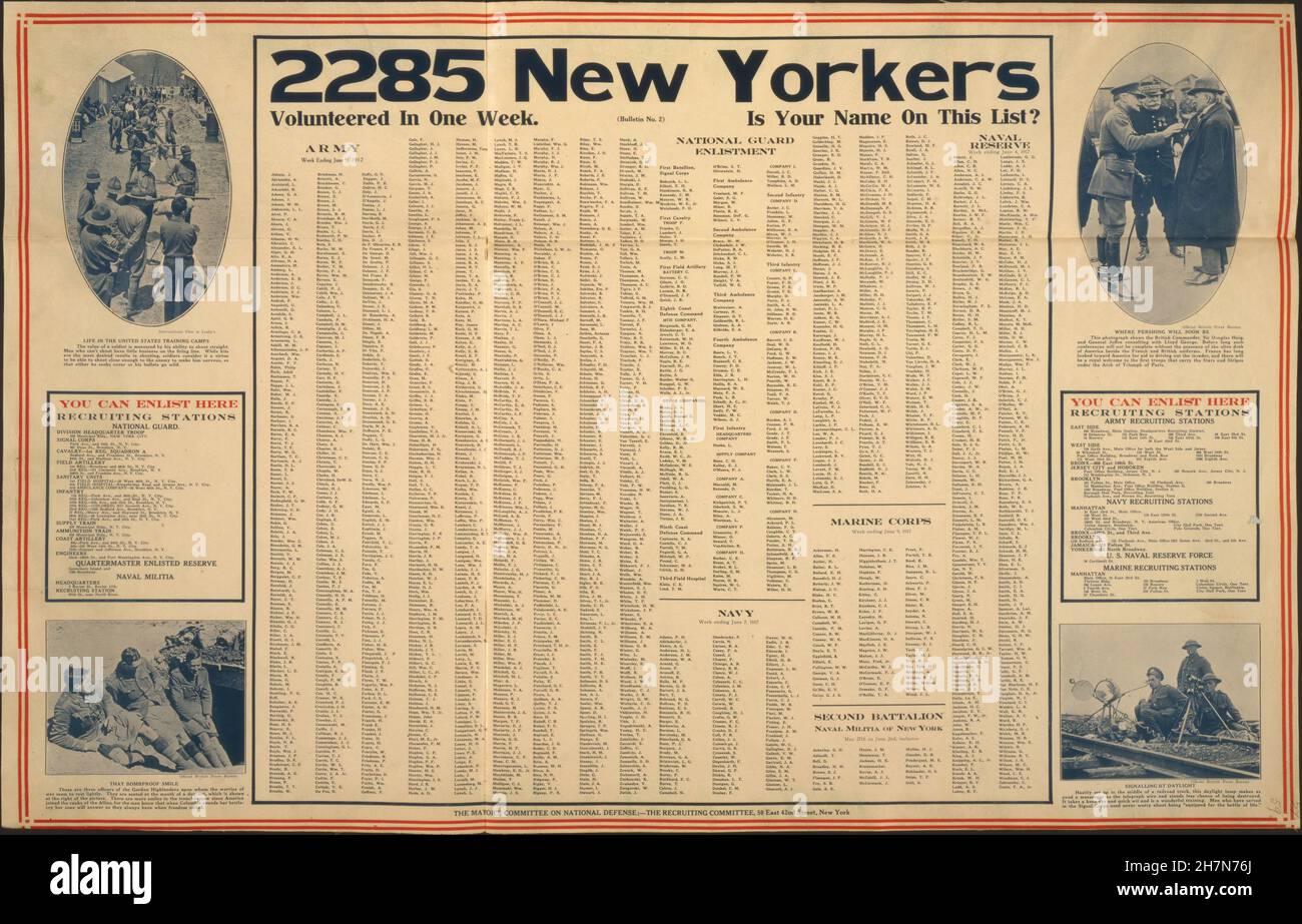 U.S World War One Propaganda - 262 Stock Photo - Alamy