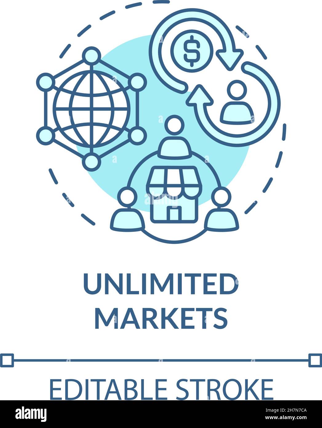 Unlimited blue Stock Vector Images - Alamy