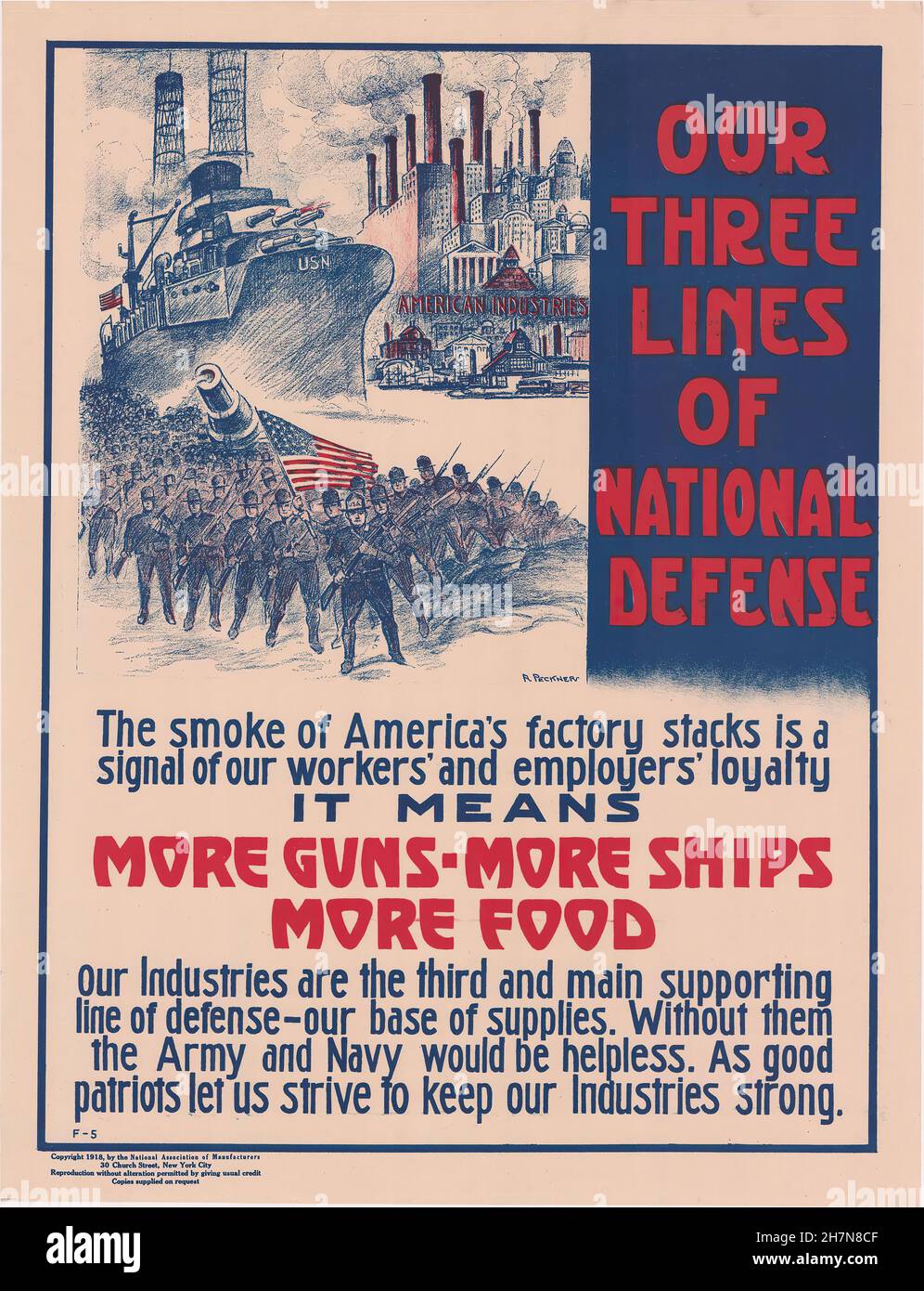 U.S World War One Propaganda - 494 Stock Photo - Alamy