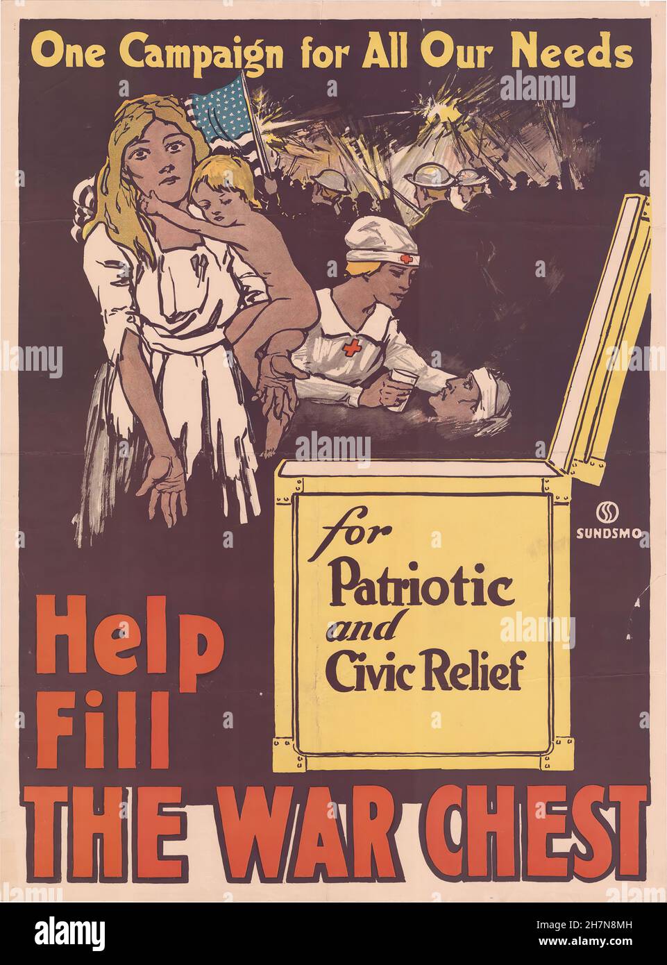 U.S World War One Propaganda - 1914-108 Stock Photo - Alamy