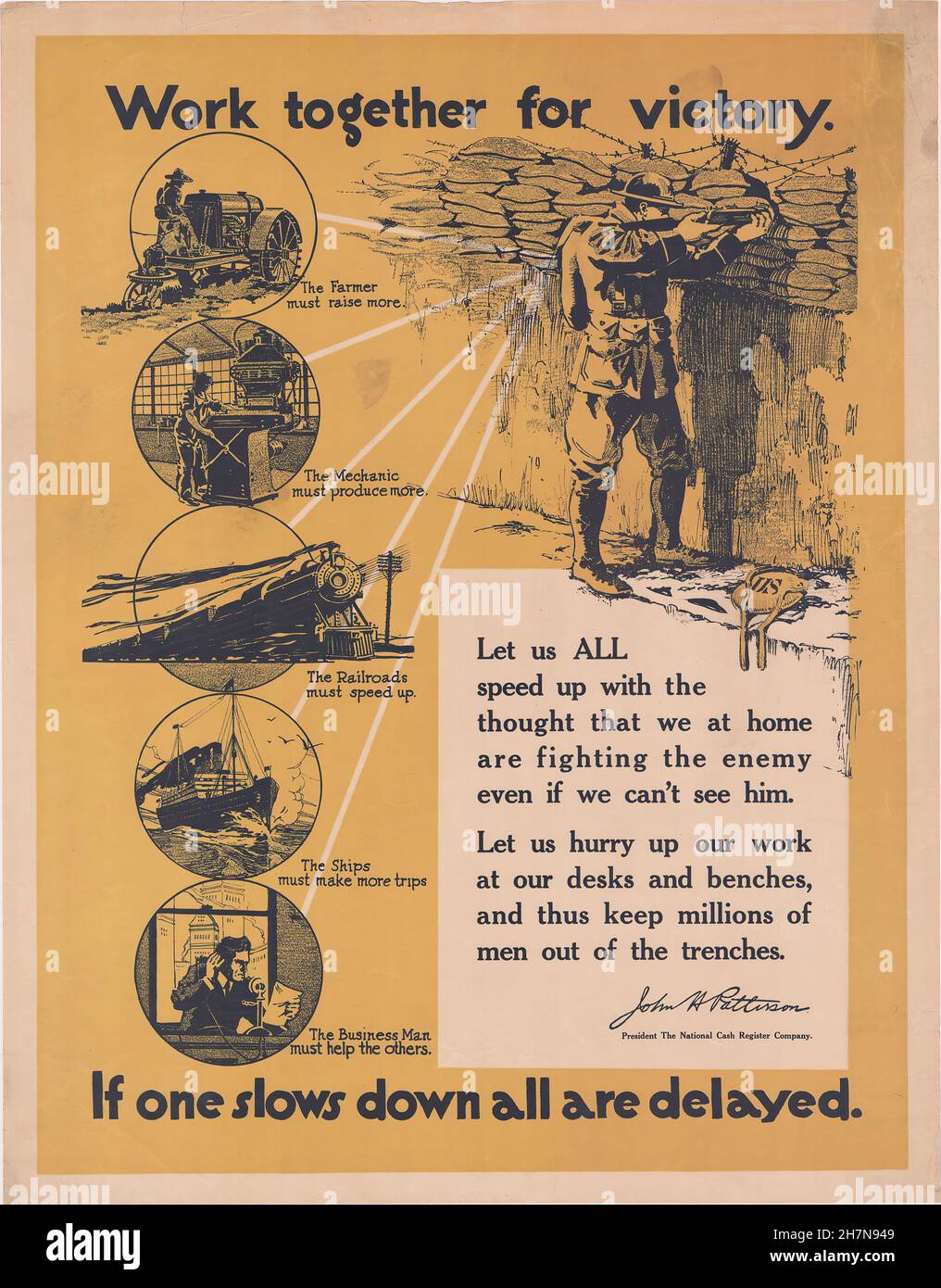 U.S World War One Propaganda - 1914-137 Stock Photo - Alamy