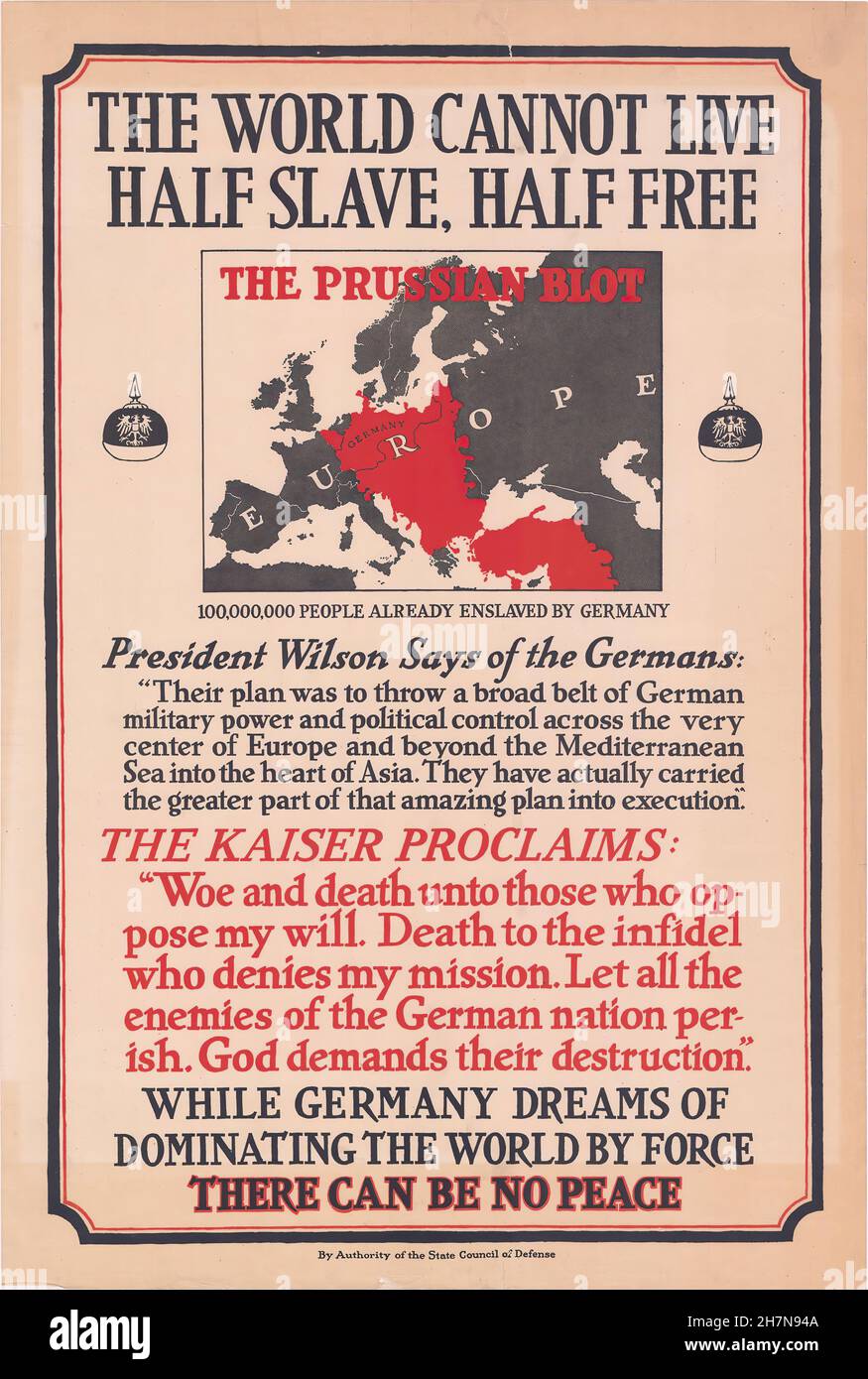 U.S World War One Propaganda - 1914-129 Stock Photo - Alamy
