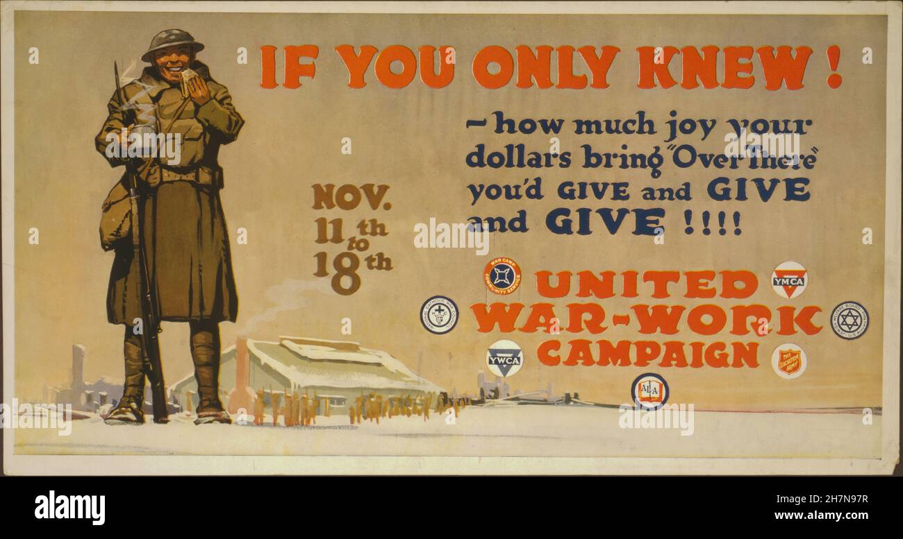 U.S World War One Propaganda - 1917-1918 - 04 Stock Photo - Alamy