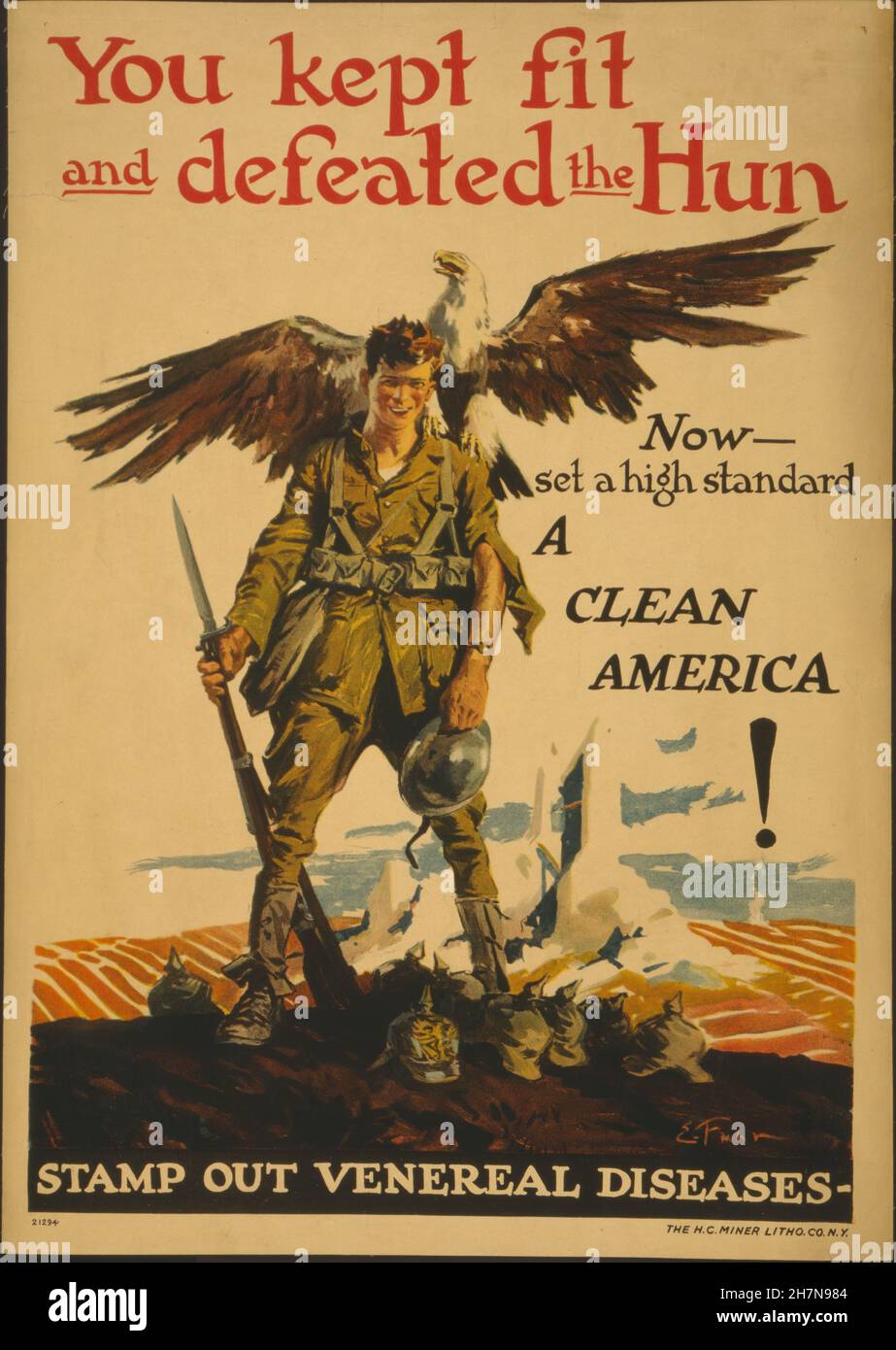 U.S World War One Propaganda - 1918-1920 Stock Photo - Alamy
