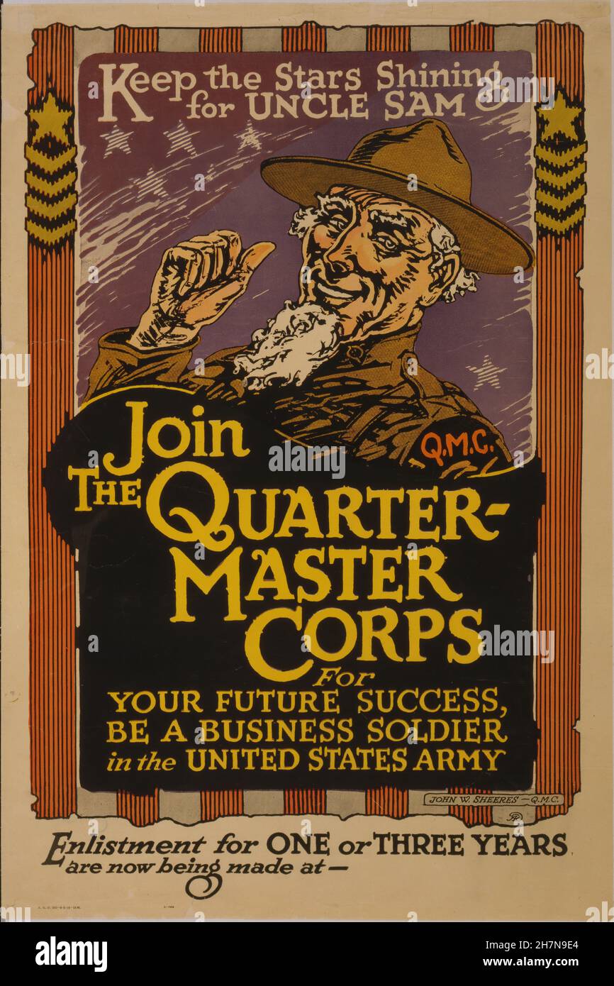 U.S World War One Propaganda - 1919 - 49 Stock Photo - Alamy