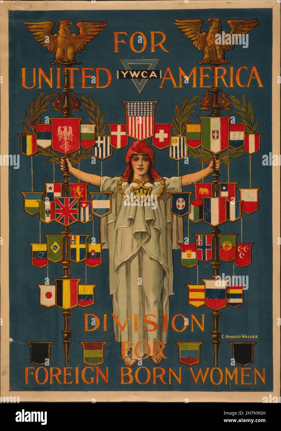U.S World War One Propaganda - 1919 - 57 Stock Photo - Alamy