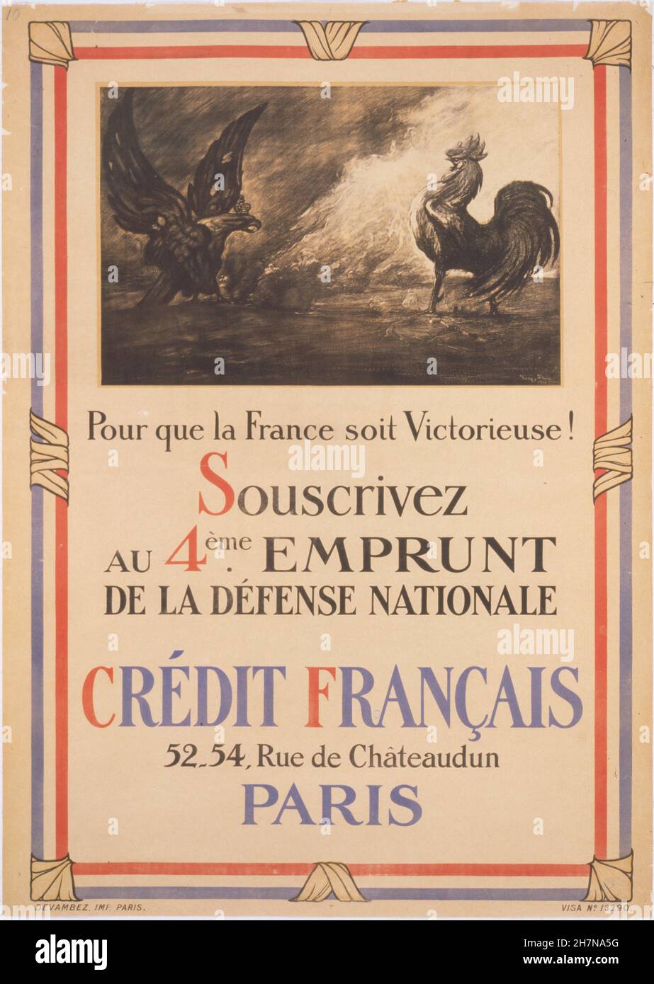 War Loan Poster - French World War One Propaganda - 47 Stock Photo - Alamy