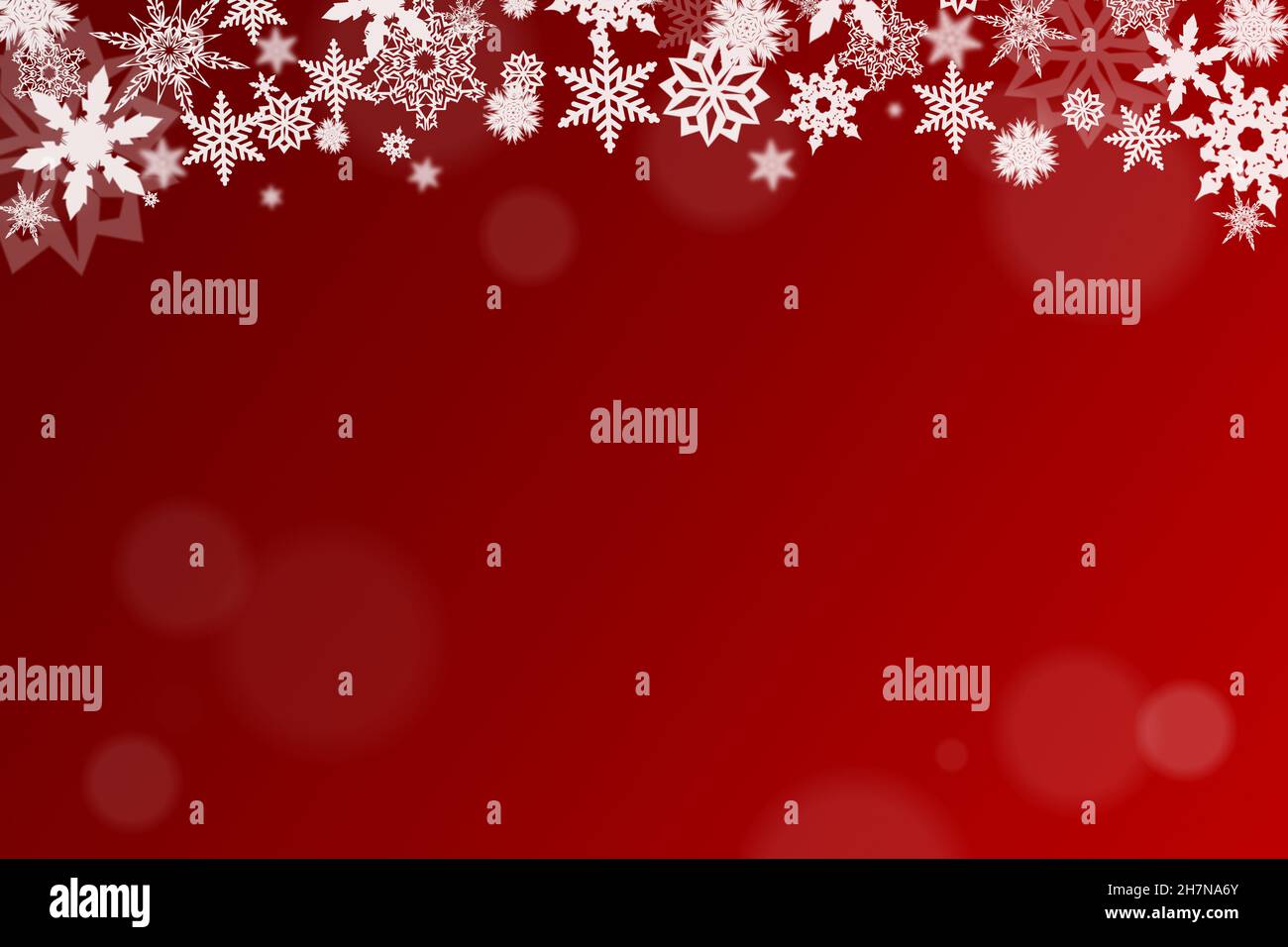 Background with snow for Christmas card Stock Photo - Alamy