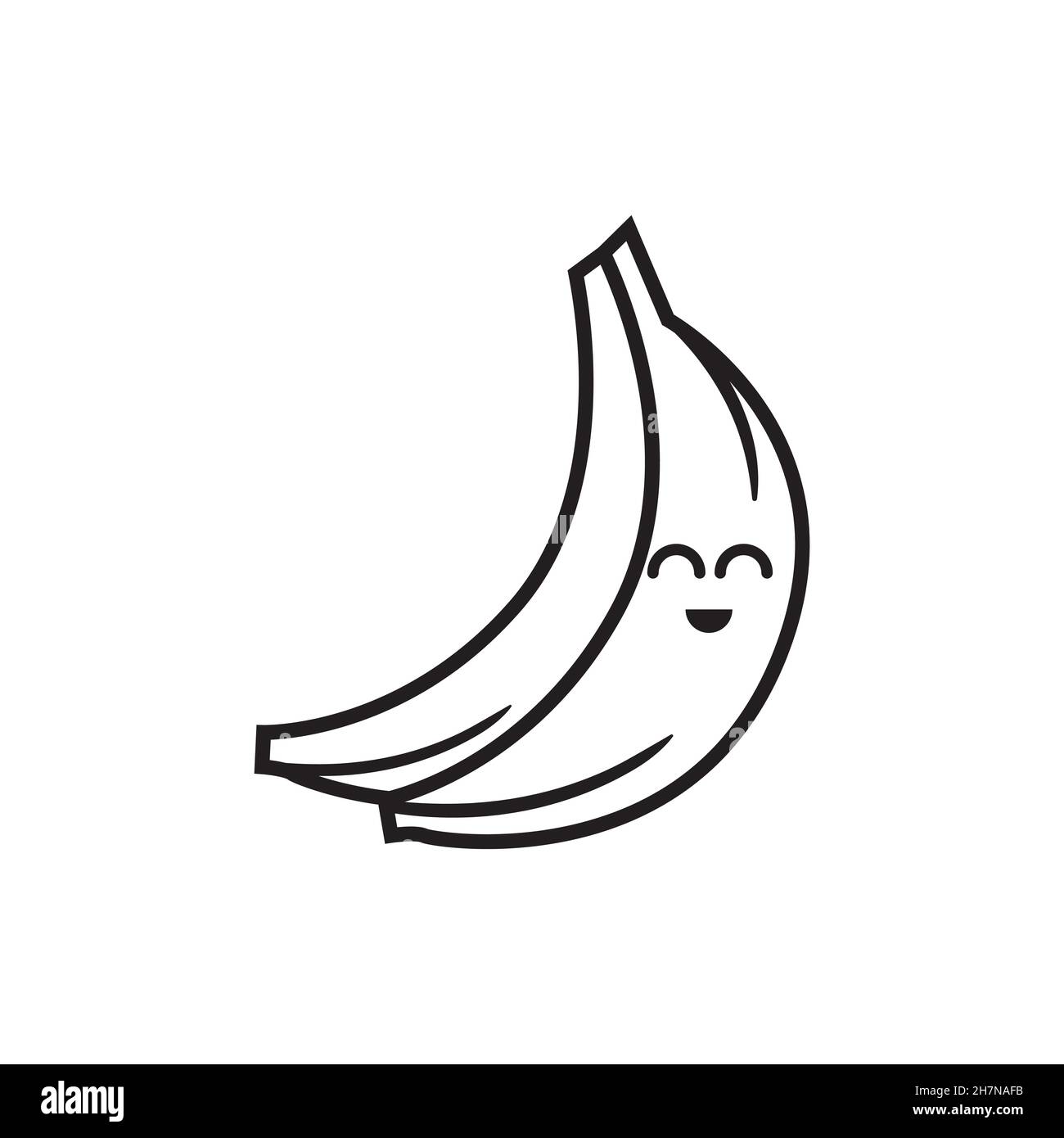 vector illustrations set of fruits character with cute face emoticon ...