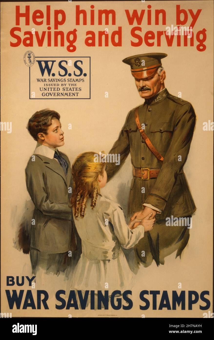 War Loan Poster - U.S World War One Propaganda - 288 Stock Photo - Alamy