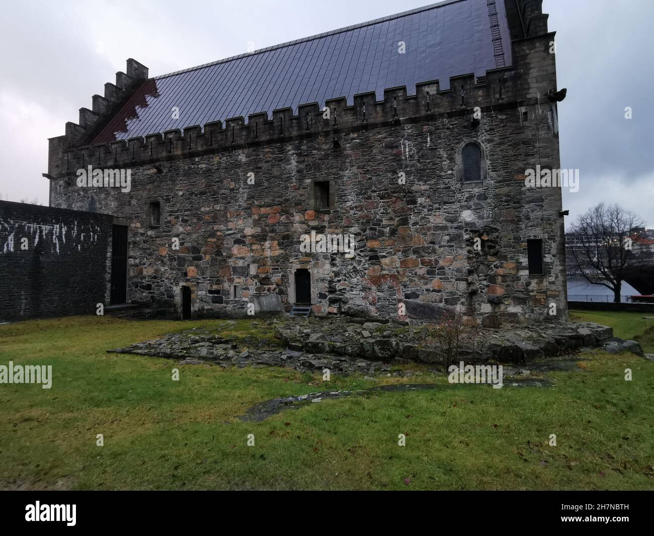 Bergen castle fortress hi-res stock photography and images - Alamy