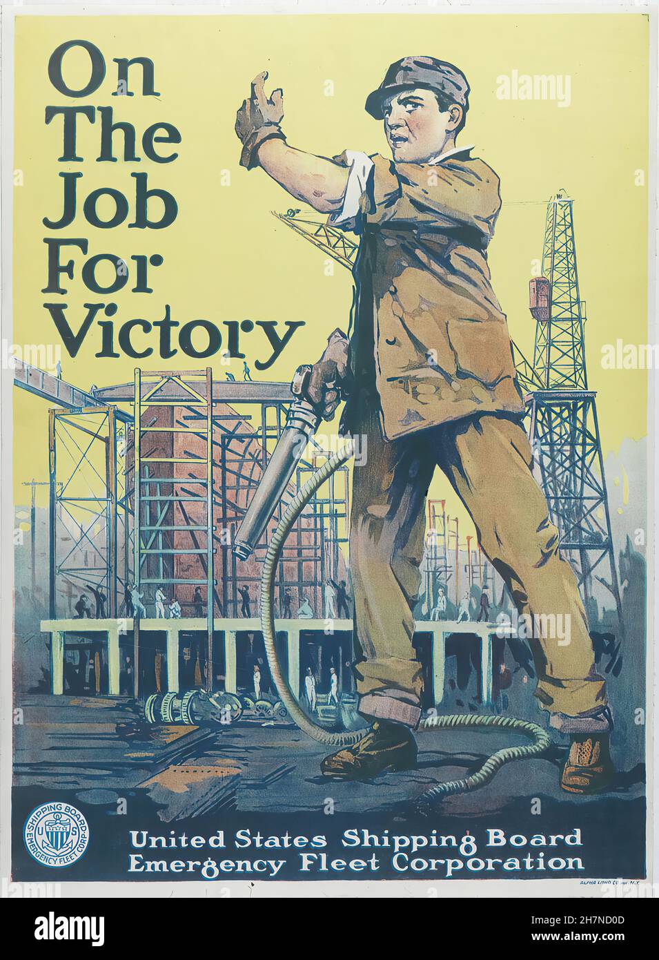 U s world war victory poster hi-res stock photography and images - Alamy