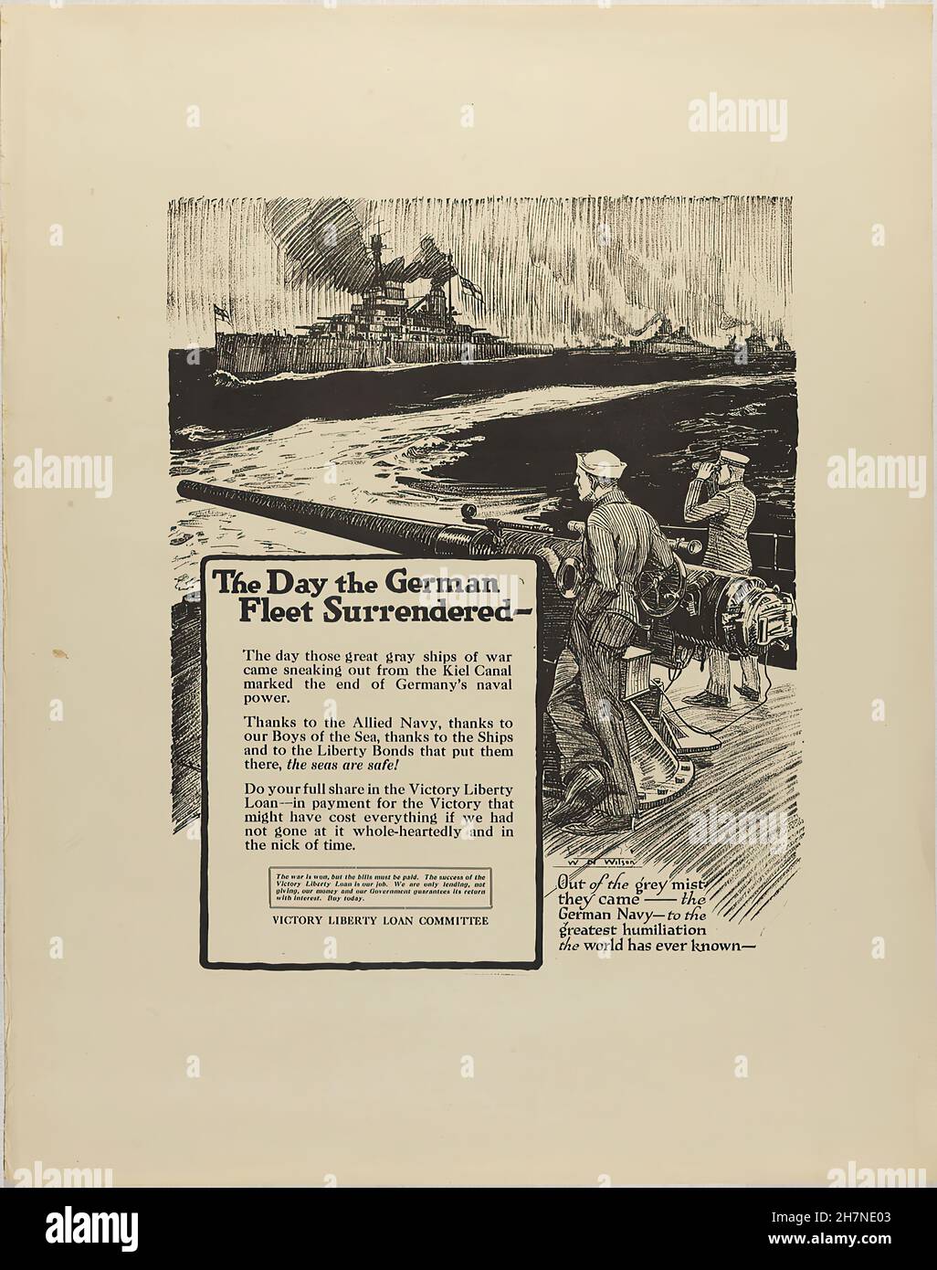 The Day The German Fleet Surrendered - World War One U.S.A Propaganda ...