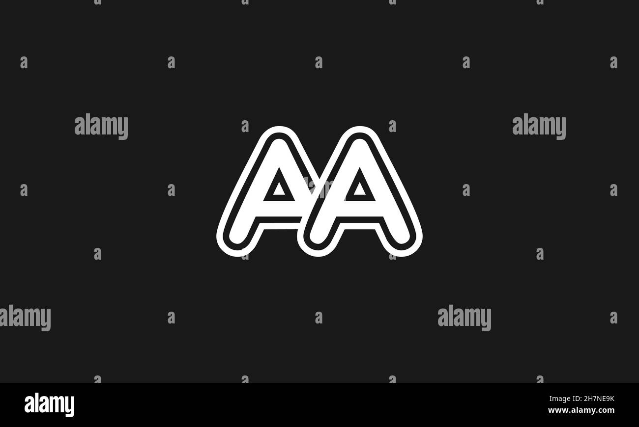 Letter aa logo hi-res stock photography and images - Alamy