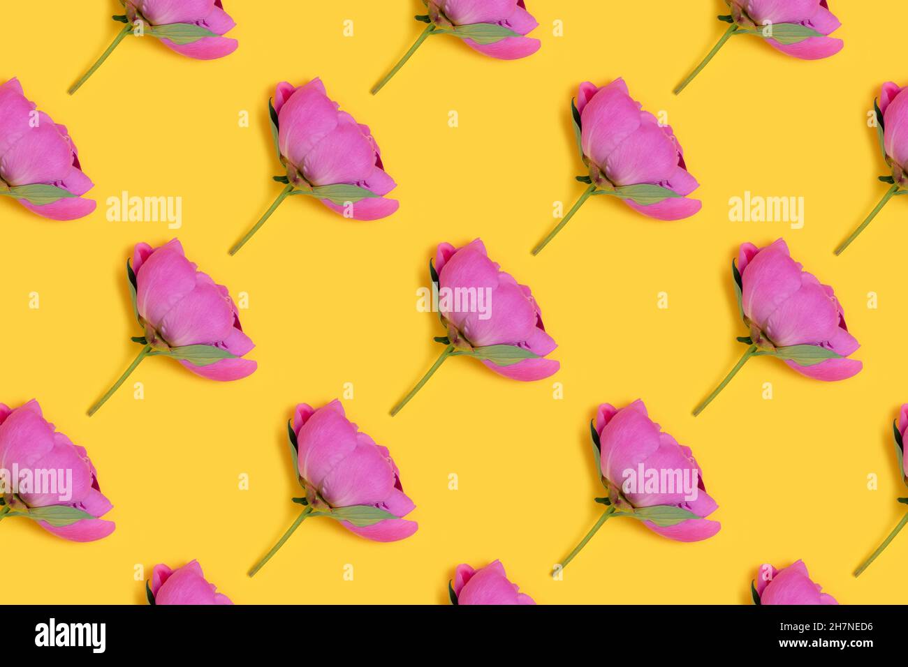 Repetitive pattern of abstract flowers hi-res stock photography and ...
