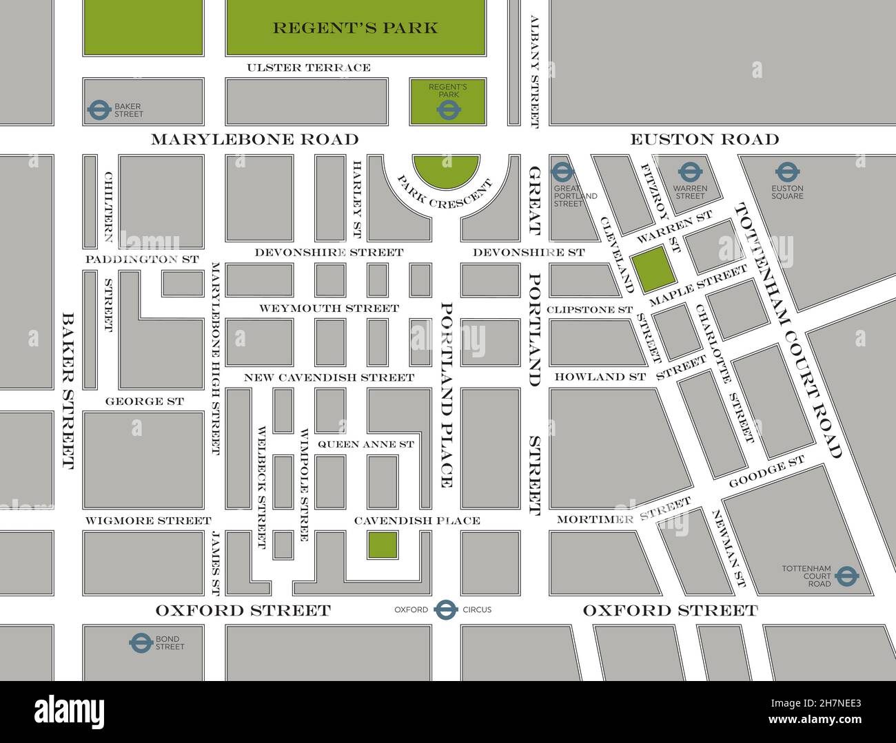 Illustration of London street map Stock Vector Image & Art - Alamy