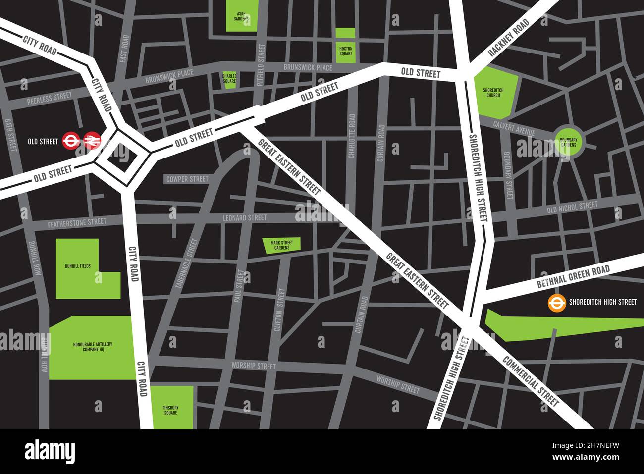 London street maps Stock Vector Images - Alamy