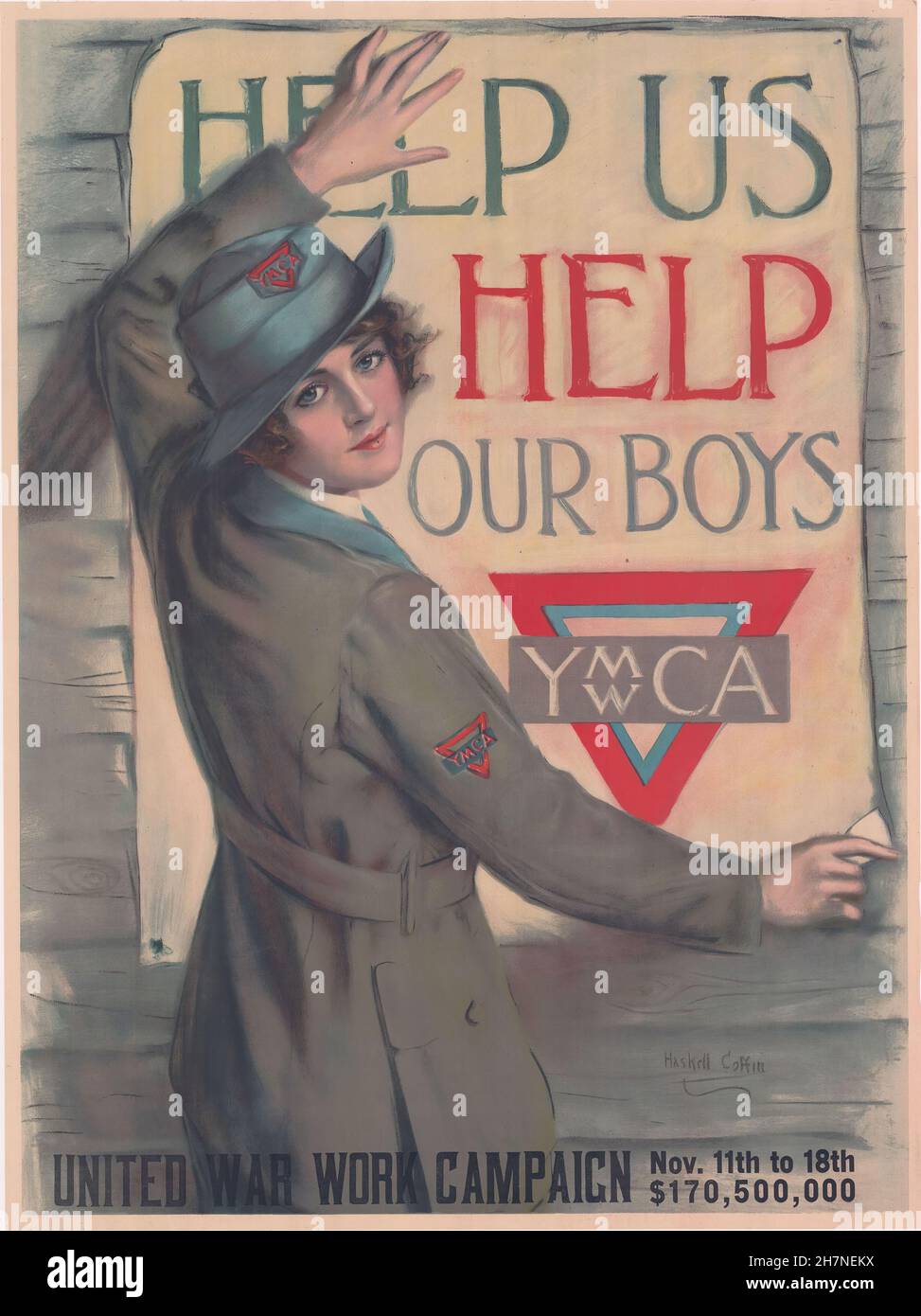YMCA - U.S World War One Propaganda - 1914-109 Stock Photo - Alamy